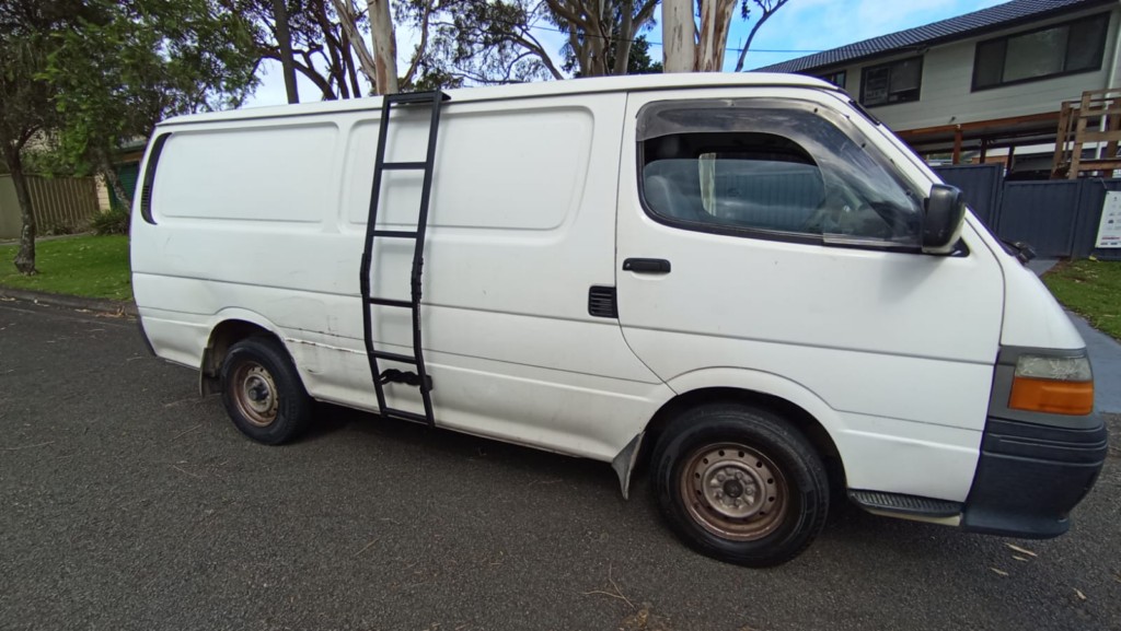 Ozroofracks 12x OZ147 Stainless Steel Gutter Ladder 147CM Toyota Hiace ...